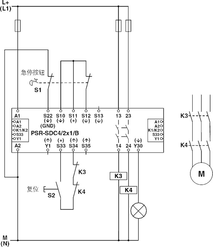 安全继电器原理及接法_安全继电器工作原理及接线图-CSDN博客