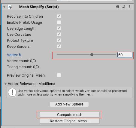 Unity使用Mesh Simplify 减面(网格简化)-CSDN博客