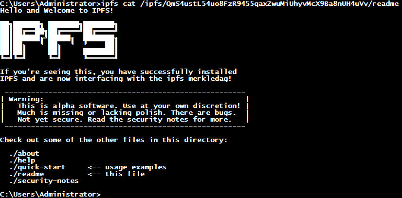 ipfs星际文件系统初体验_ipfs 文件访问-CSDN博客