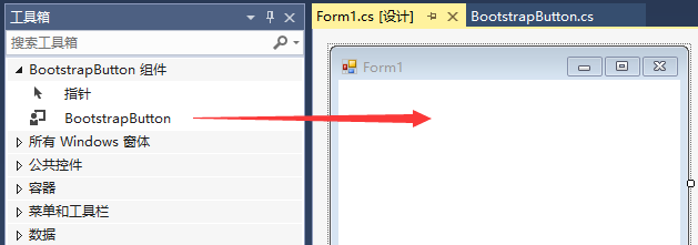 C# 自绘 Bootstrap 风格 WinForms 按钮_c# winform bootstra样式-CSDN博客