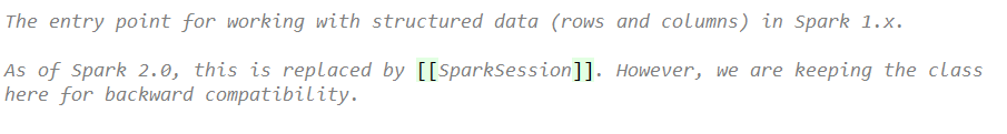 关于sqlcontext过期,sparksession登场 乔治大哥的博客 Csdn博客