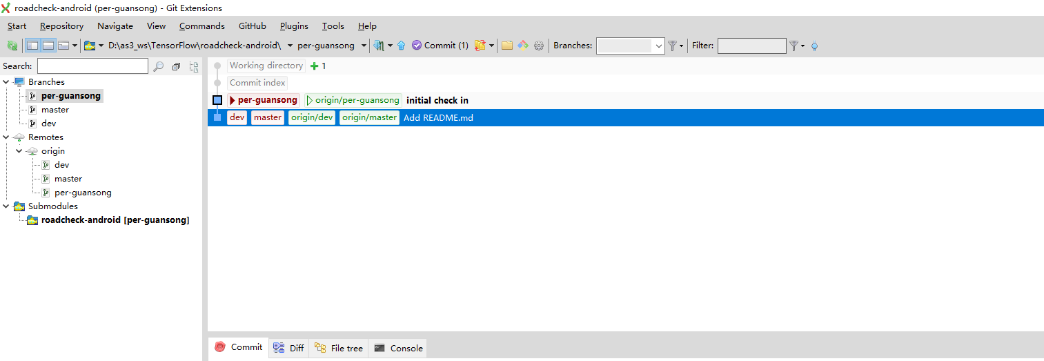 Git Extensions 使用-CSDN博客