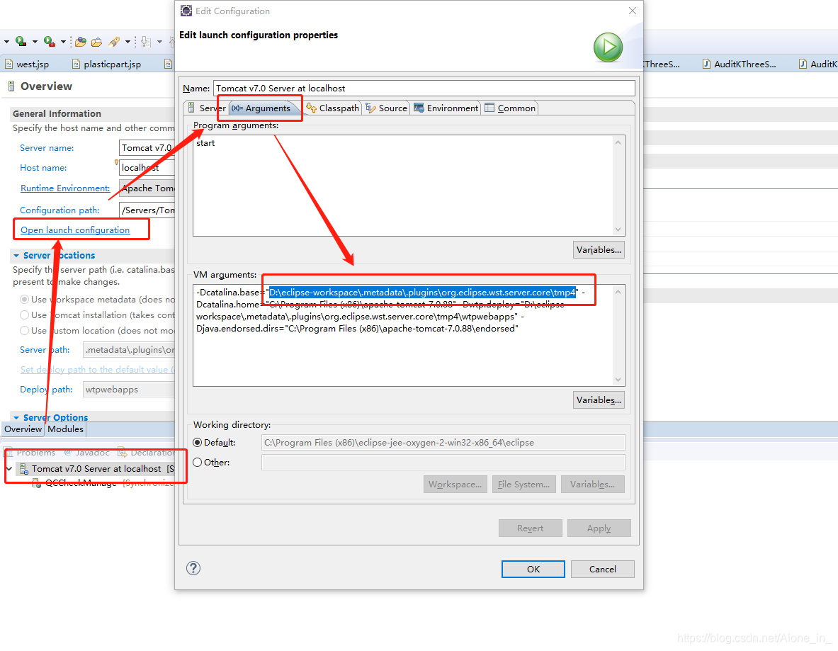 ‘starting‘tomcat V7 0 Server At Localhost‘ Has Encountered A Problem 已解决 Starting Tomcat V7 0