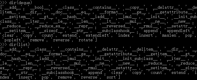 Python3使用collections的deque双队列进行堆栈或队列操作_python deque popleft能pop list吗-CSDN博客