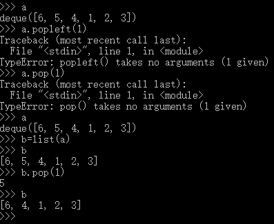 Python3使用collections的deque双队列进行堆栈或队列操作_python deque popleft能pop list吗-CSDN博客
