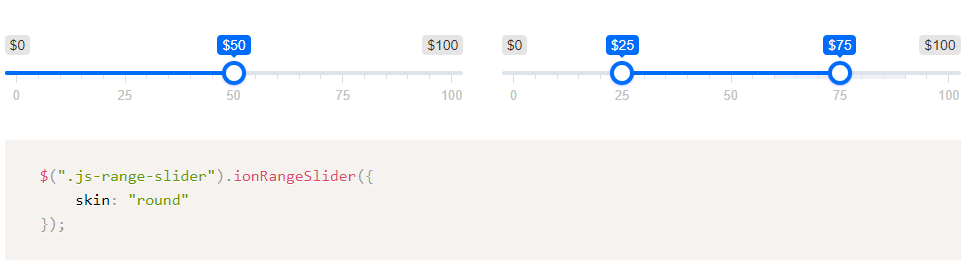 js 中滑块（Ionrangeslider.js的使用）-CSDN博客