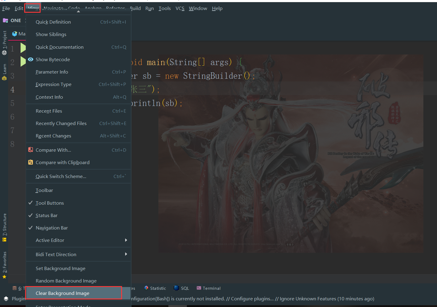 IDEA插件系列（8）：Background Image Plus设置背景图片-CSDN博客