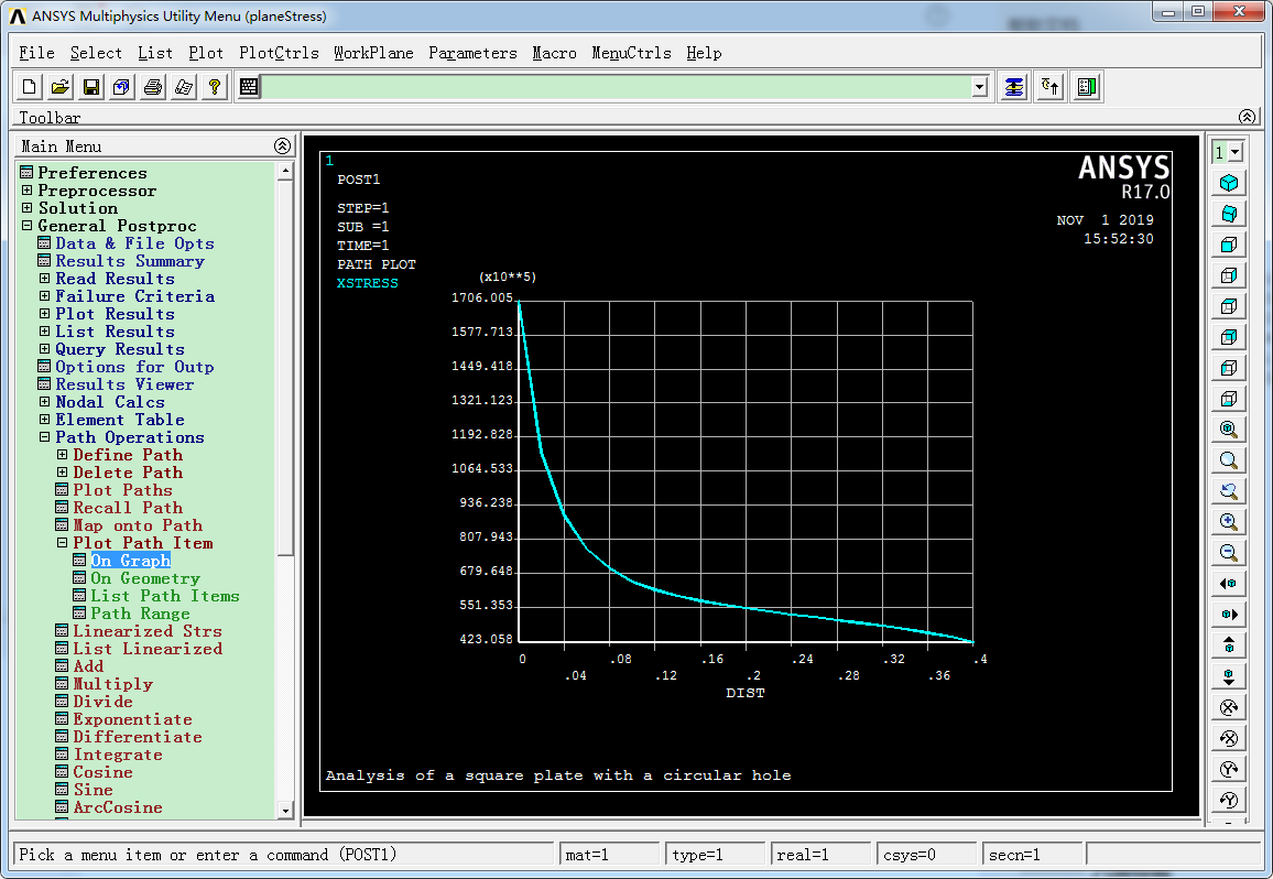 有限元基础及ANSYS应用 - 第9节 - 1 平面应力问题的ANSYS分析_ansys平面应力问题-CSDN博客