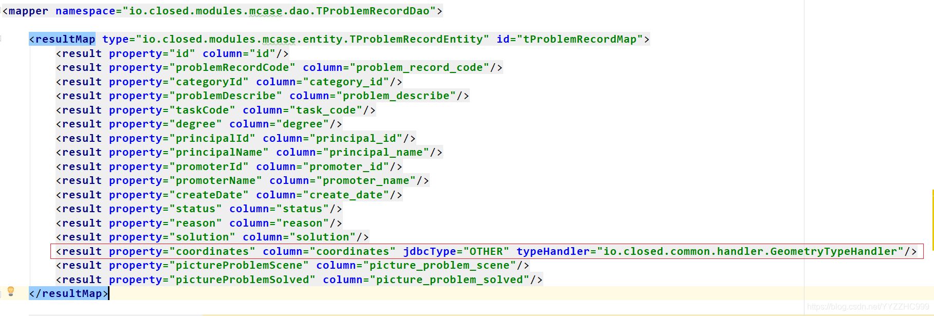 Mybatis 自定义typehandler映射geometry空间几何数据 Pgpoint Java Mybatis Pgsqlgeometrytypehandler Csdn博客