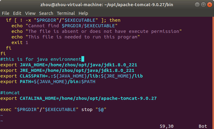 Linux下关闭tomcat 时使用命令 shutdown.sh出现 JRE_HOME路径找不到的解决办法_linux tomcat中间件启动的时候提示找不到环节变量-CSDN博客