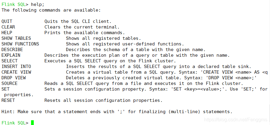 Flink Sql客户端flinksql客户端 Csdn博客