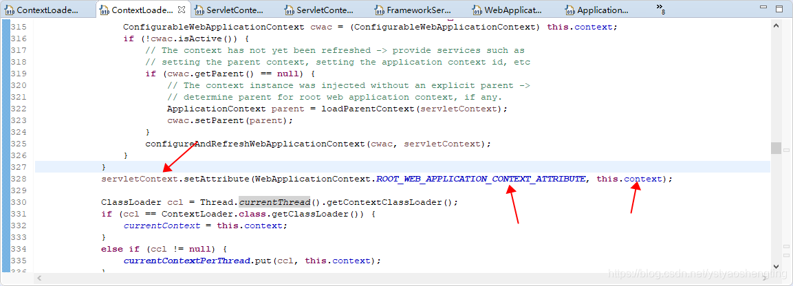 Spring中的web上下文(servletcontext),spring上下文(webapplicationcontext),springmvc上下文 Spring