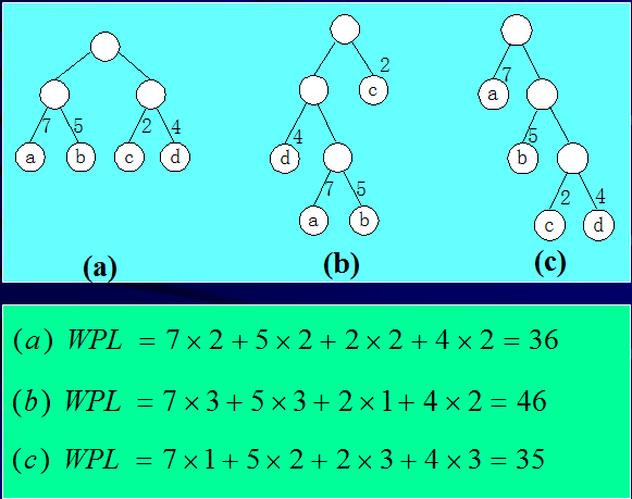 C++二叉树计算带权路径长度（WPL）的算法_二叉树的wpl怎么算-CSDN博客