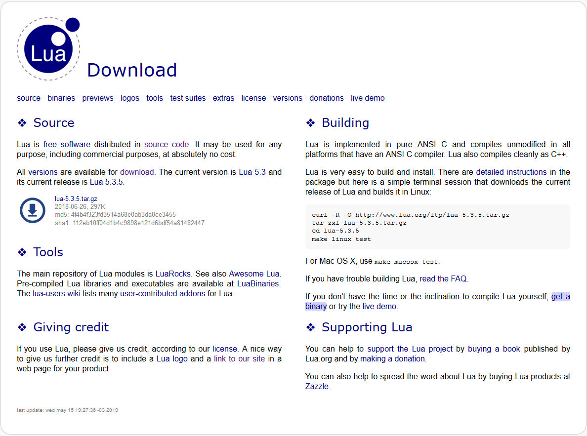 【Lua基础】安装使用以及helloworld_lua helloworld代码-CSDN博客