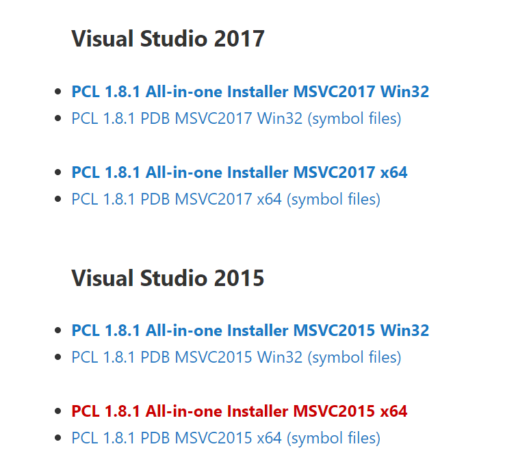 Win10+VS2015环境下安装编译PCL1.8.1和VTK8.0.0（踩坑大全）_pcl1.8.1对应vtk版本-CSDN博客
