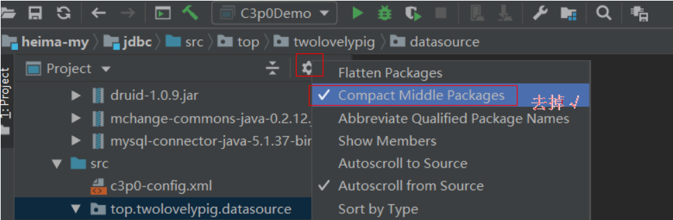 idea创建多层文件夹时分层显示_idea project有的顯示三層文件夾-CSDN博客