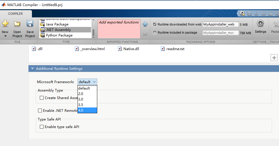 Vs2019 Net47 C 和matlab混合编程 可能出错的地方及解决办法systemexception The Matlab Runtime Instance Coul Csdn博客
