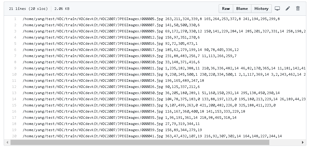 如何将yolo的标注（annotations）.txt 坐标转换成tensorflow-yolov3（YunYang1994）的.txt 标注坐标？_yolo的annotation-CSDN博客