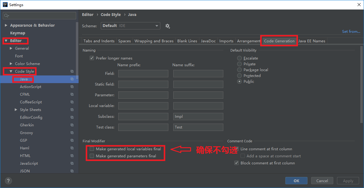 解决IDEA自动生成返回值带有final修饰词的问题-CSDN博客