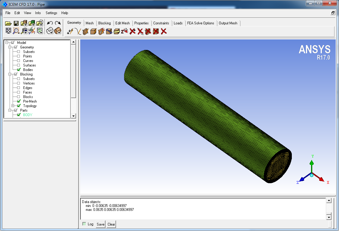 FLUENT算例 —— Turbulent Pipe Flow (LES) 圆管湍流流动（大涡模拟）_fluent里有大涡模拟吗-CSDN博客