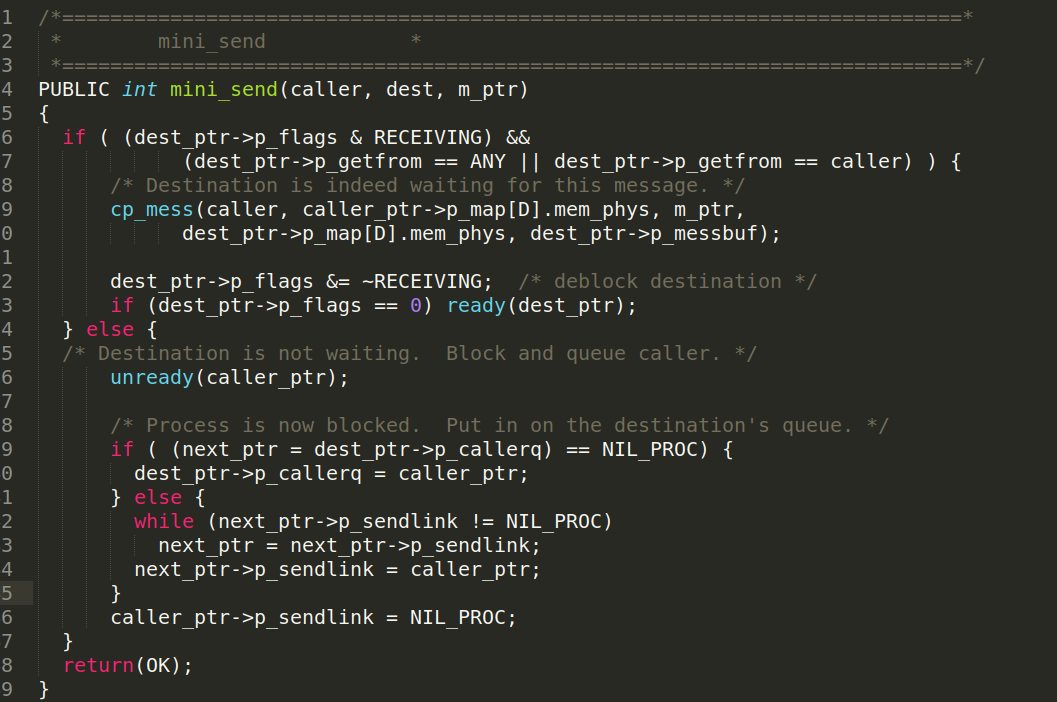 Minix进程间通信分析_minix ipc源码-CSDN博客