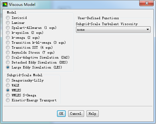 FLUENT算例 —— Turbulent Pipe Flow (LES) 圆管湍流流动（大涡模拟）_fluent里有大涡模拟吗-CSDN博客
