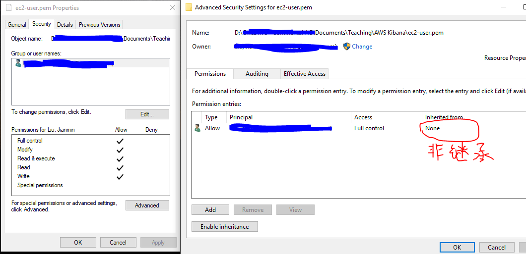 AWS EC2拒绝SSH登录：“Permissions for 'xxxx.pem' are too open.”-CSDN博客