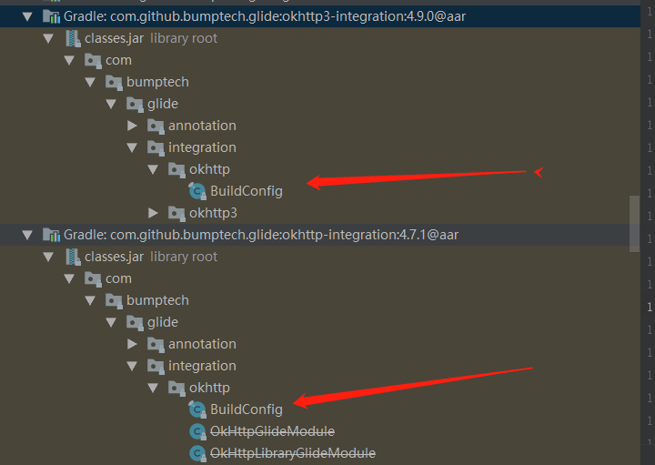 引入Glide报错：Program type already present: com.bumptech.glide.integration.okhttp.BuildConfig ...