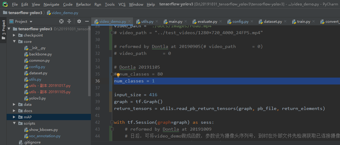 YunYang1994/tensorflow-yolov3 训练自己的数据集_valueerror: cannot reshape array of size 40 into s-CSDN博客