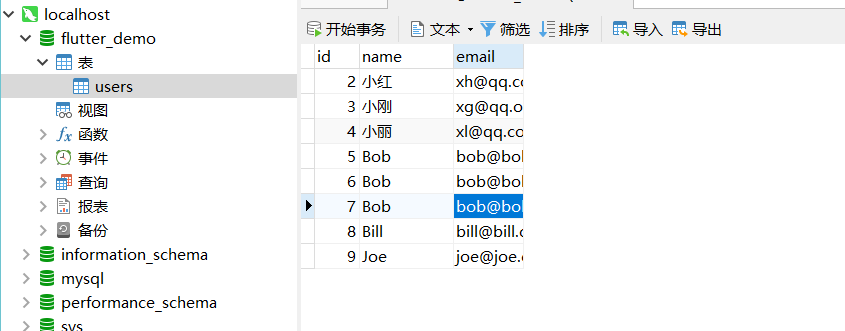 Use flutter to connect to mysql - Programmer Sought