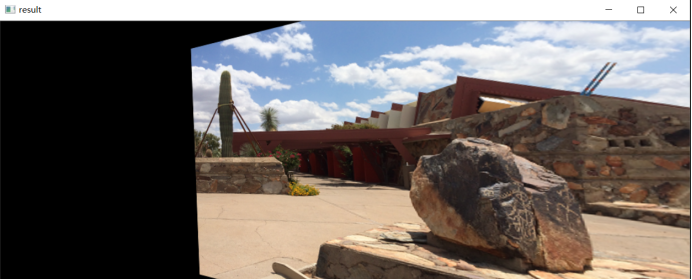 opencv_python Stitcher拼接图像实例（SIFT/SURF检测特征点，BF/FLANN匹配特征点）_遥之_CV学习在路上的 ...