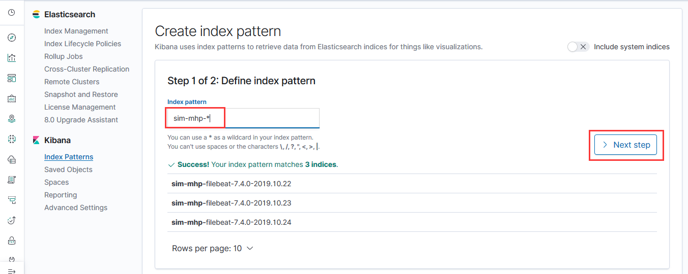 Linux 环境 ELK7.4.0之Kibana小白使用手册之 Index Pattern_index patterns-CSDN博客