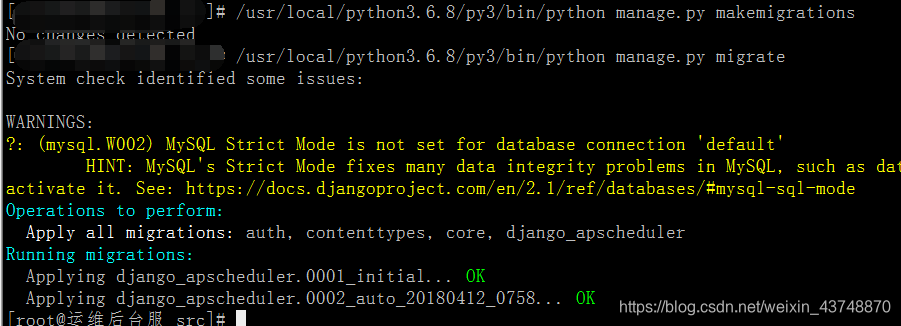 Django执行定时任务(使用django Apscheduler)django Apscheduler 修改 Csdn博客