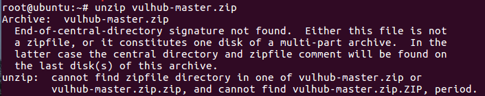 问题解决：在Ubuntu16.04.5上解压zip文件失败 Error: Can not open file as archive_can ...