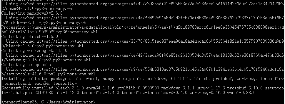 anaconda+python3.6+opencv+tensorflow环境的搭建_conda create -n tensorflow py36 python=3.6-CSDN博客
