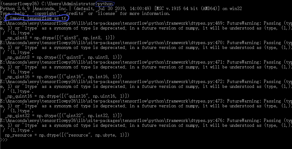 anaconda+python3.6+opencv+tensorflow环境的搭建_conda create -n tensorflow py36 python=3.6-CSDN博客
