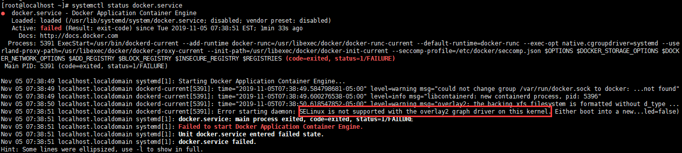 启动docker报错： Job For Rvice Failed Because The Control Process Exited With Error 解决办法 Csdn博客