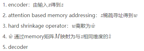 《Memorizing Normality to Detect Anomaly: Memory-augmented Deep ...