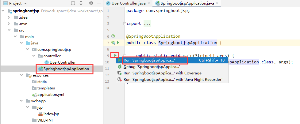 使用idea搭建springboot Jsp的简单web项目idea Springboot Jsp Csdn博客 