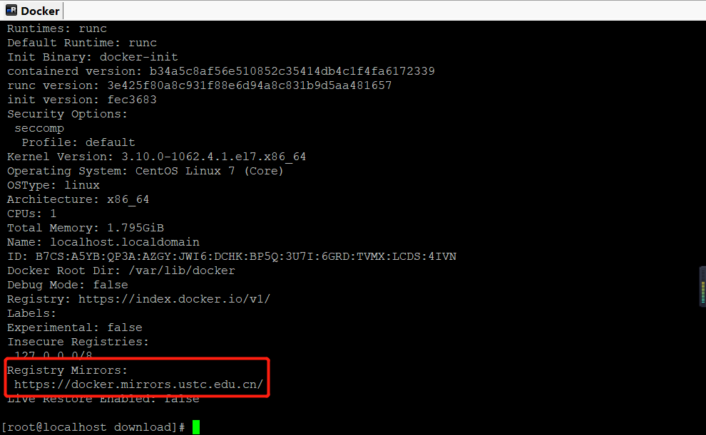 在Linux上安装Docker_errors pretty printing info-CSDN博客