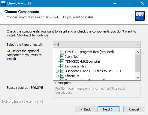 Dev C++安装教程（win10 64位电脑）_wine64 control.exe如何安装 c++-CSDN博客