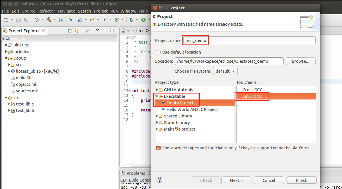 Linux上使用eclipse C/C++创建动态库和调用动态库_linux eclipse 将现有的类制作动态库-CSDN博客