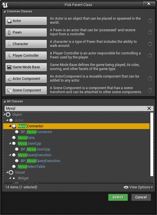 【UE4】UE4连接MySQL_mysql integration-CSDN博客