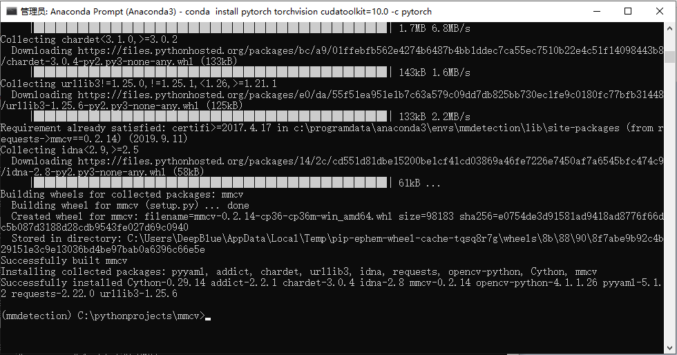 mmdetection在windows10系统环境中搭建_官方并-CSDN博客