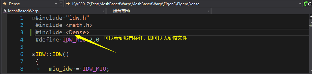fatal error C1083: 无法打开包括文件: “Eigen\Dense”: No such file or directory_c++导入eigen文件无法打开包括文件-CSDN博客