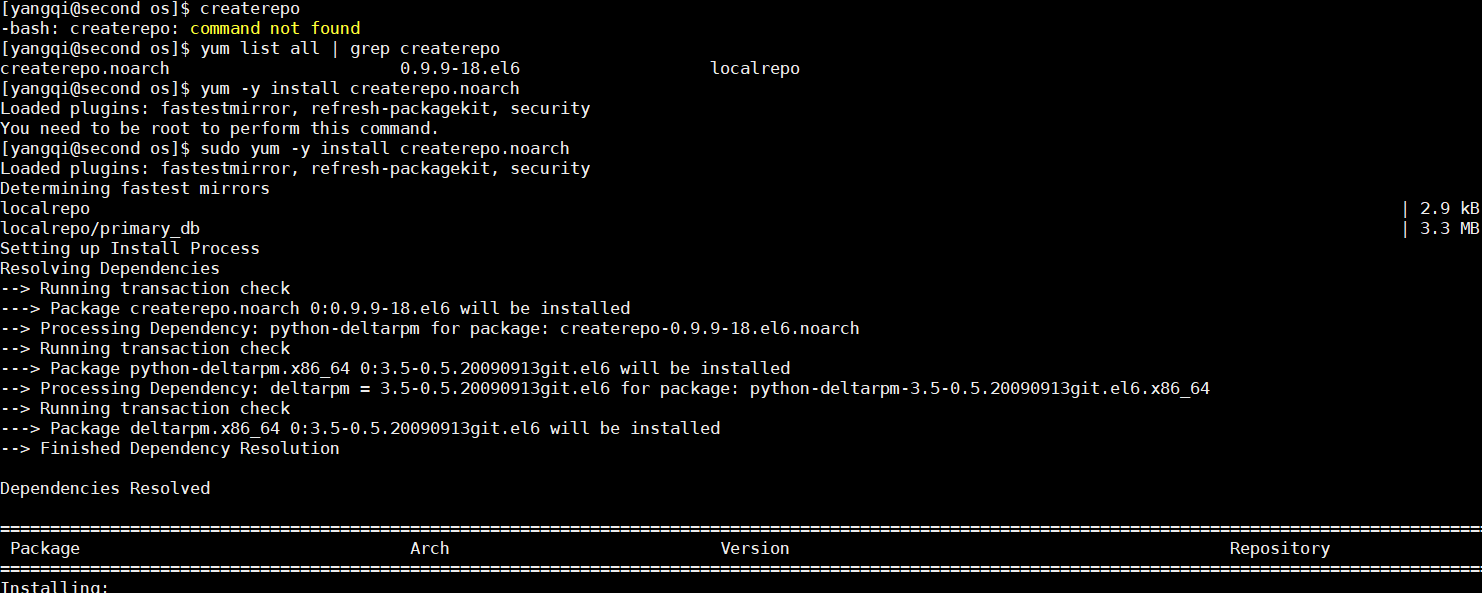 配置本地yum源_-bash: createrepo: command not found-CSDN博客