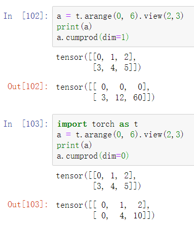 torch.cumsum() 和 torch.cumprod()_二维 torch.cumprod-CSDN博客