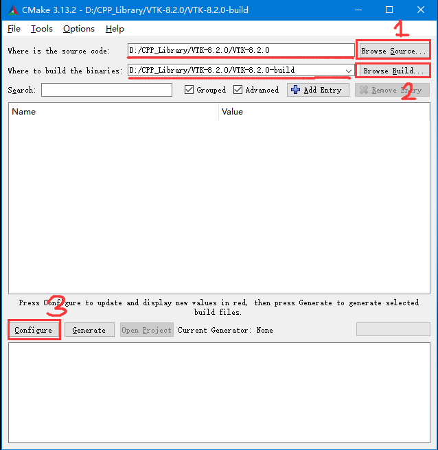 vs2019+vtk+cmake, 编译失败_编程语言-CSDN问答