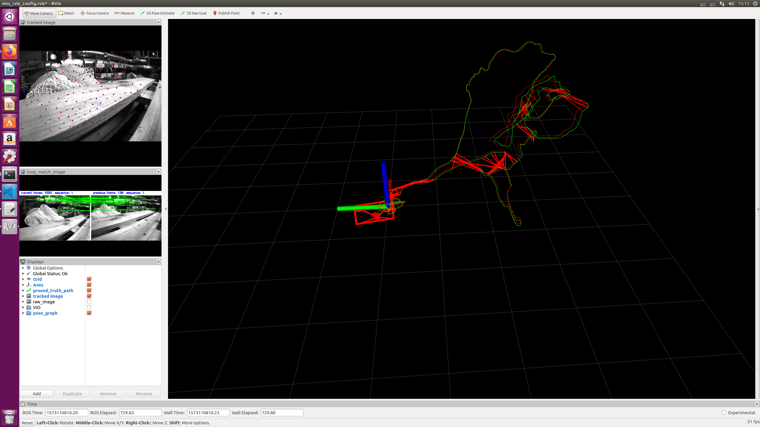 Ubuntu16.04 PC端搭建VINS-MONO环境、评估EuRoc定位精度以及RealSense ZR300、D435相机实测_vins-mono定位不准-CSDN博客