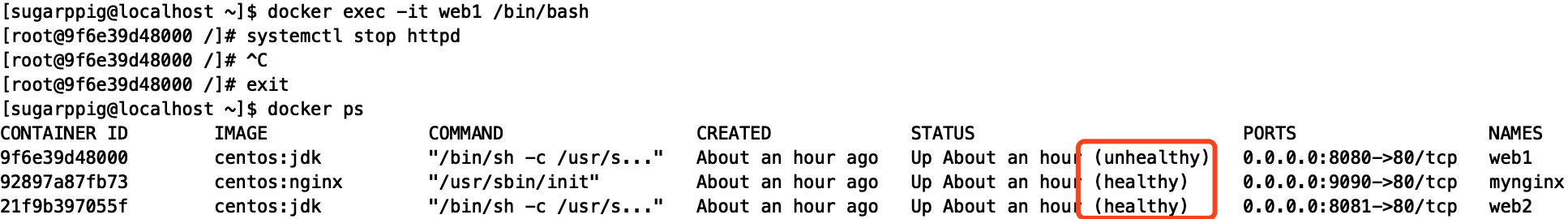 【docker初级实战】8 容器健康检查机制、使用compose配置容器的健康检查 Docker Health Cmd Csdn博客